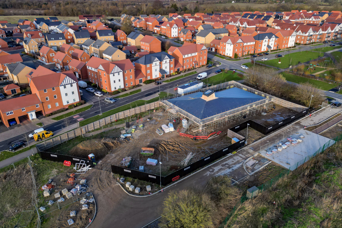 Images show progress of new Gilden Park community facilities | Harlow ...